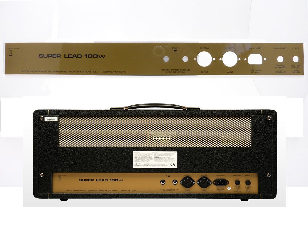 Marshall JMP 1959HW Super Lead Rear Faceplate – Solsound Limited